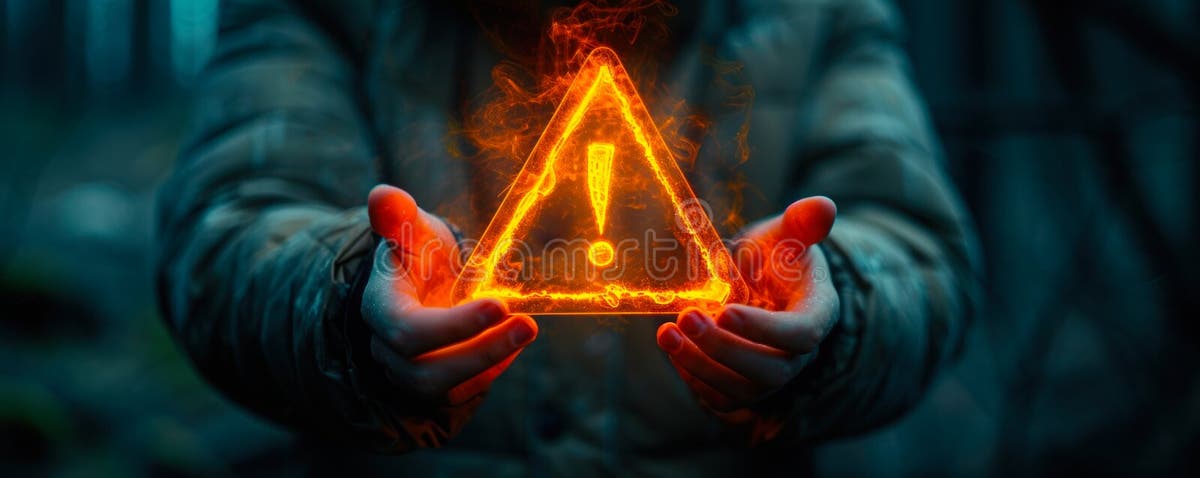 Critical Alert Triangle Stock Illustrations – 34 Critical Alert ...