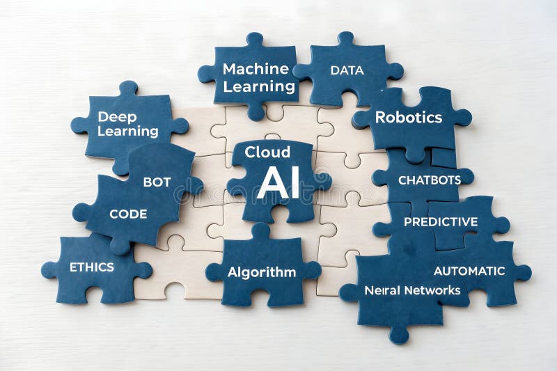 A Conceptual Image Representing Artificial Intelligence (AI) Using a ...