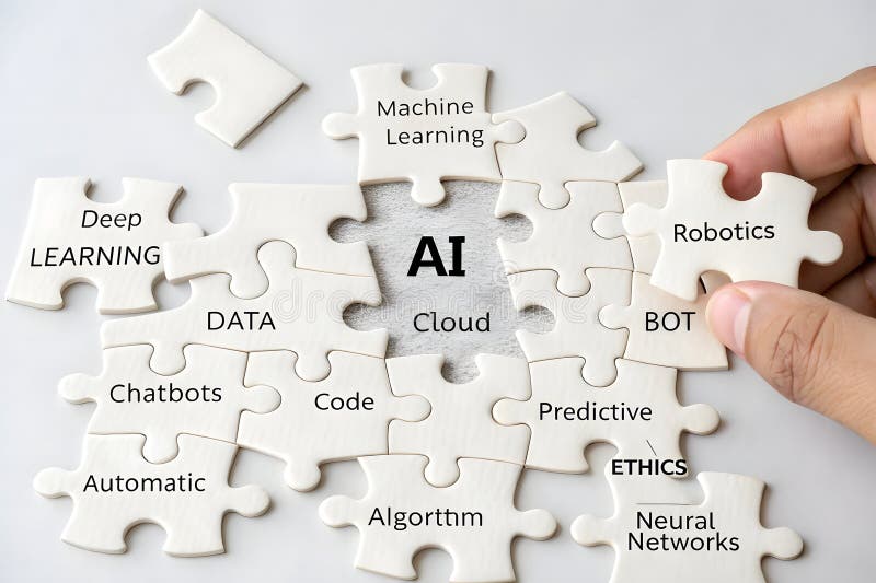 A Conceptual Image Representing Artificial Intelligence (AI) Using a ...