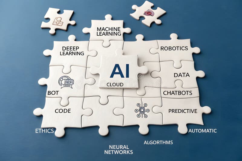 A Conceptual Image Representing Artificial Intelligence (AI) Using a ...