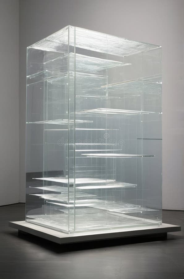 Conceptual Image – a Series of Stacked Transparent Glass Panels in ...