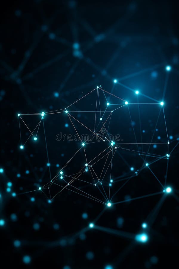 Network of Interconnected Digital Nodes - a Conceptual Image ...