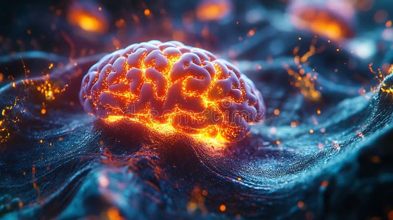 Conceptual Image Showing Cortisols Effects Stock Photo - Image of ...