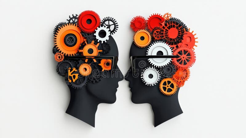 Two Heads Thinking Stock Illustrations – 386 Two Heads Thinking Stock ...