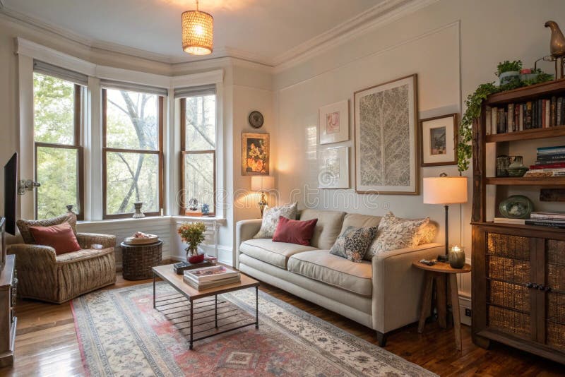 Realize Your Interior Dream - Mixed Media Stock Illustration ...