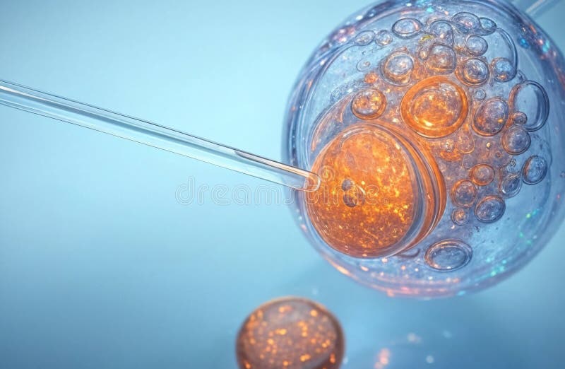 IVF Scientific Concept: Modern Fertility Visualization Stock ...