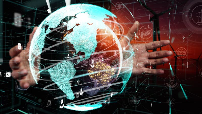 Conceptual Industry Data Dashboard Presenting Machine Status Stock ...
