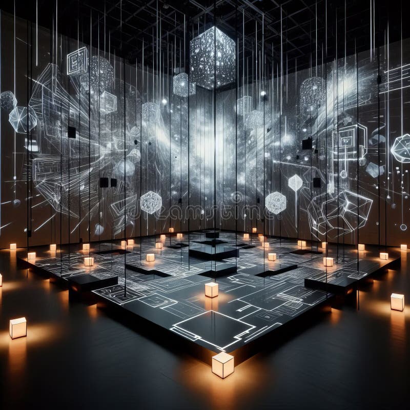 43 91. a Conceptual Installation Art Piece that Transforms a Spa Stock ...