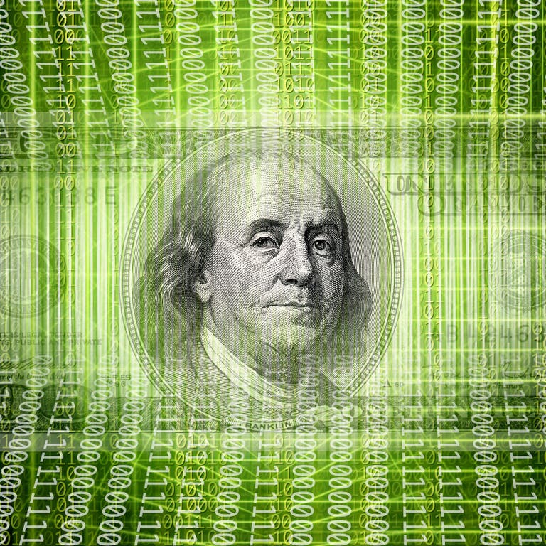 Conceptual Internet Business Image of Binary Code Tecnology with Stock ...