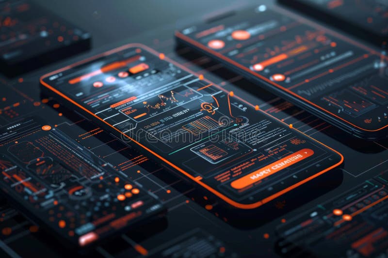 A Conceptual Mobile Phone With A Disassembled Interface User Experience User Interface In E