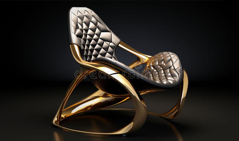 A Conceptual Model of a Chair Made of Expensive Materials,Generated by ...