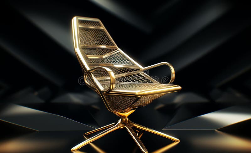 A Conceptual Model of a Chair Made of Expensive Materials,Generated by ...