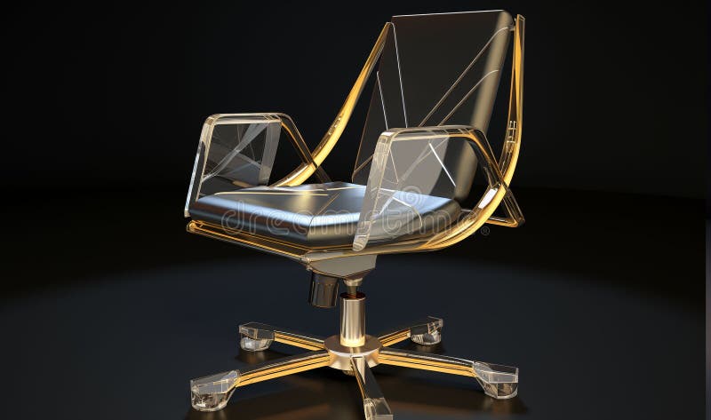 A Conceptual Model of a Chair Made of Expensive Materials,Generated by ...