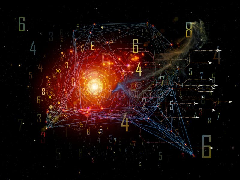 Conceptual Network stock illustration. Illustration of logic - 48168270