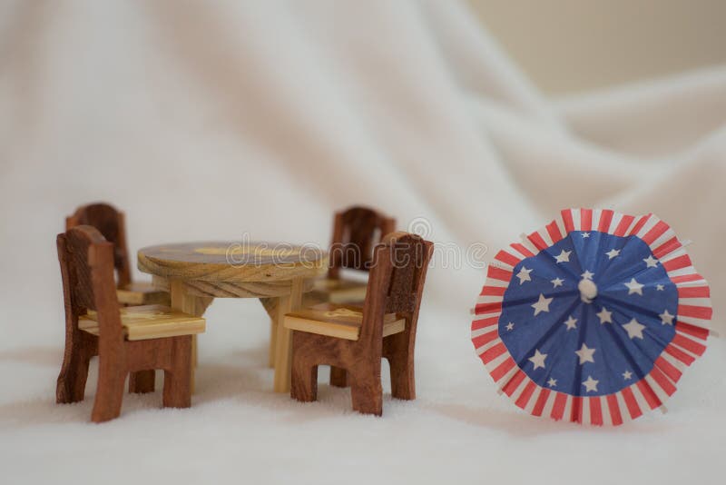 Conceptual table for four stock photo. Image of concept - 100317134