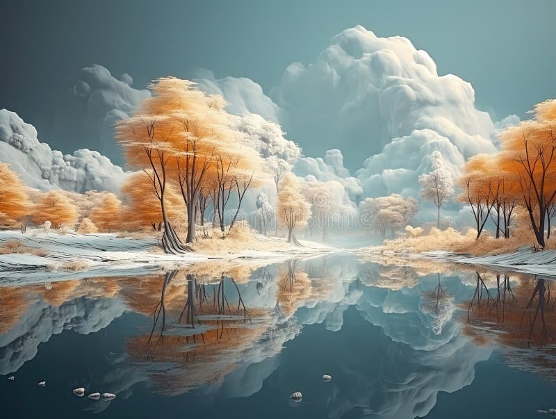 A Conceptual Painting Exploring the Theme of Interconnectedness and ...