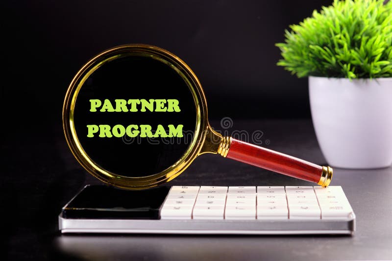 Conceptual Partner Program Symbol. Copy Space Stock Image - Image of ...