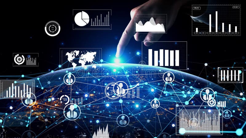 Conceptual People Network Linking and Connection Stock Video - Video of ...