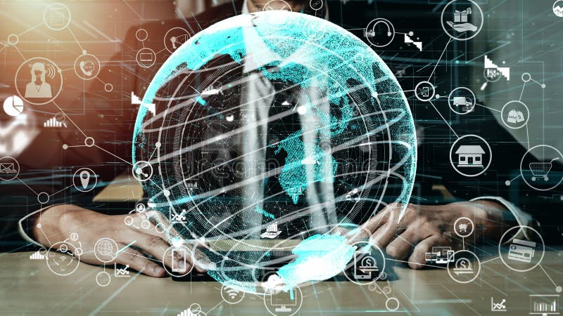 Conceptual People Network Linking and Connection Stock Video - Video of ...