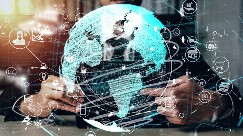 Conceptual People Network Linking and Connection Stock Image - Image of ...