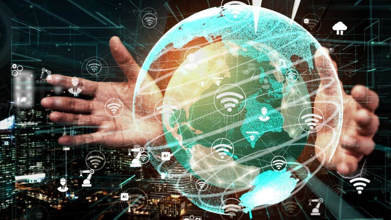 Conceptual People Network Linking and Connection Stock Video - Video of ...