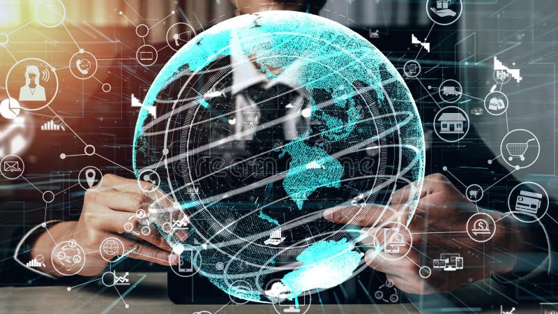 Conceptual People Network Linking and Connection Stock Video - Video of ...