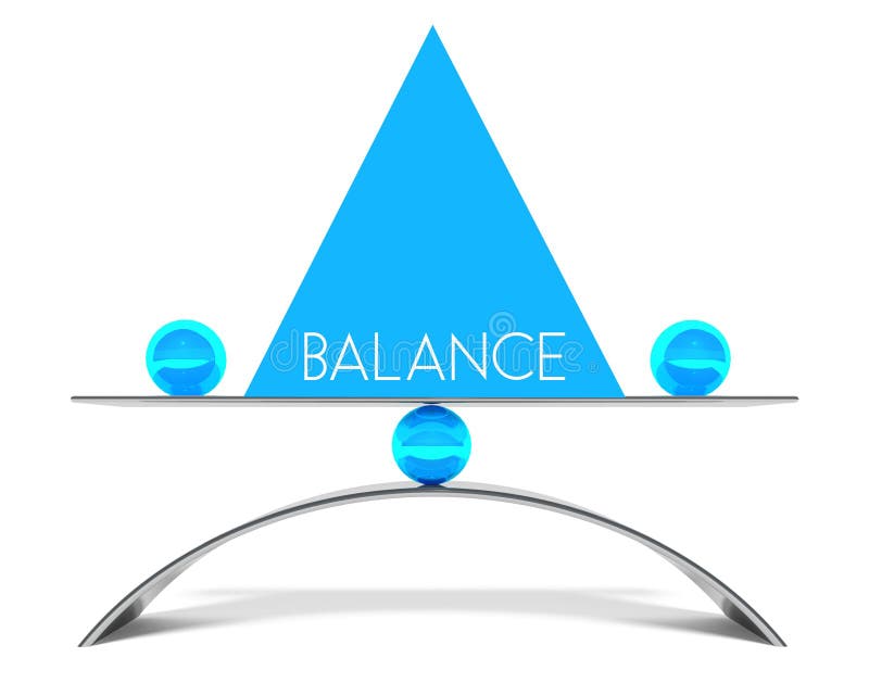 Om Perfect Balance stock illustration. Illustration of fitness - 146796