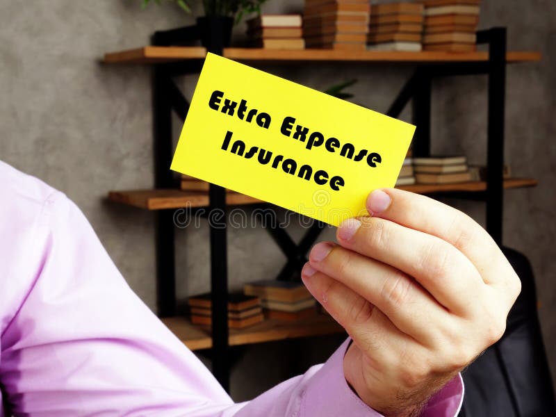 Conceptual Photo about Extra Expense Insurance with Handwritten Phrase ...