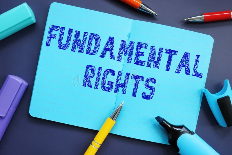Conceptual Photo about Fundamental Rights with Handwritten Phrase Stock ...