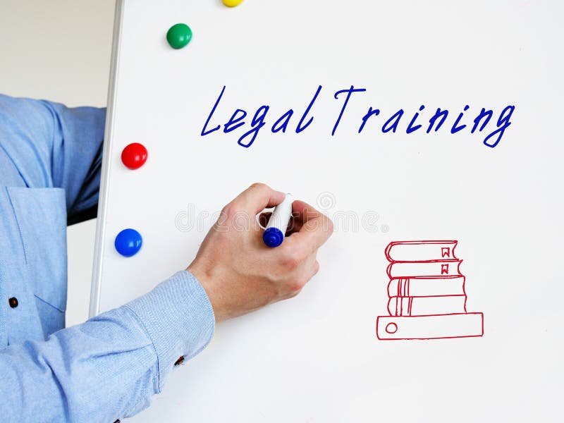 Conceptual Photo about Legal Training with Handwritten Phrase Stock ...