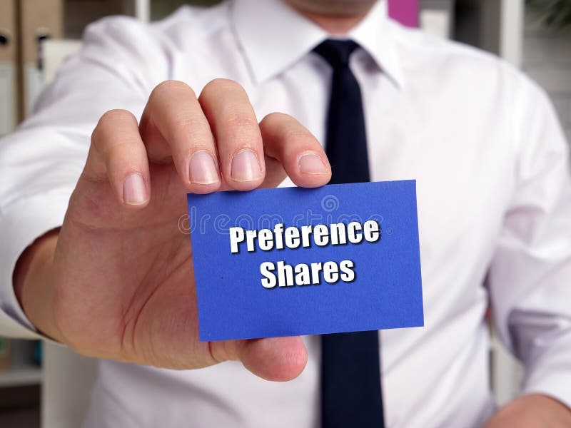 Conceptual Photo about Preference Shares with Written Phrase Stock ...