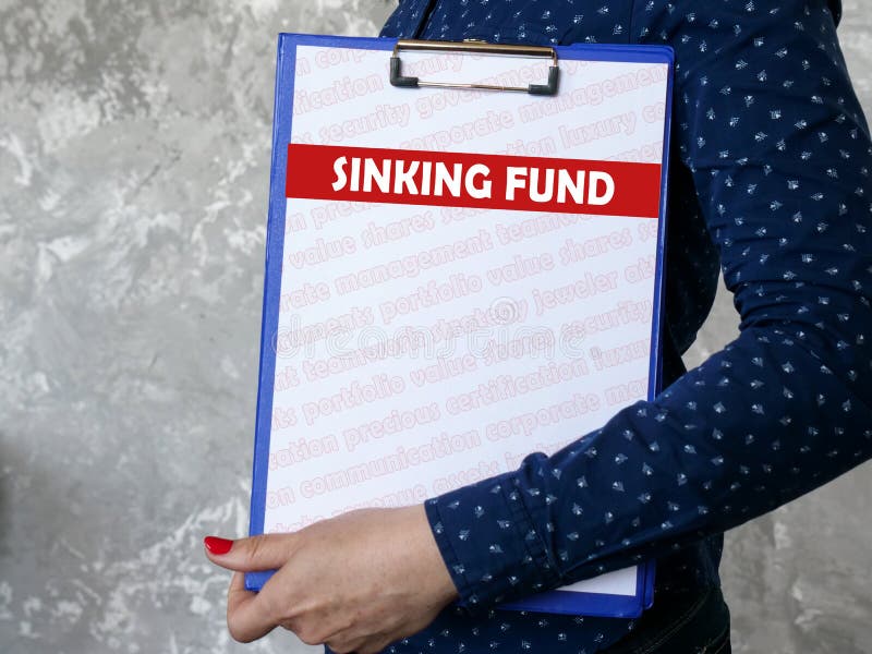 Conceptual Photo about SINKING FUND with Handwritten Text Stock Image ...