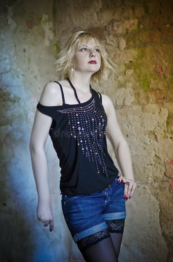 Conceptual Portrait of a Young, Seductive, Emotional, Beautiful Blonde ... Conceptual Portrait of a Young, Seductive, Emotional, Beautiful Blonde ...