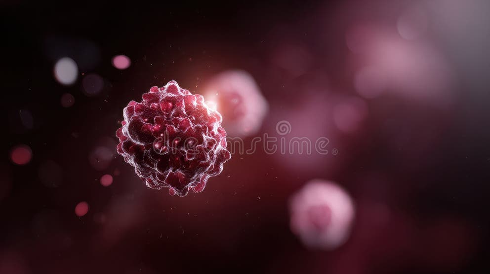 Conceptual Realistic Image of an Immune Cell Evolving or Transforming ...
