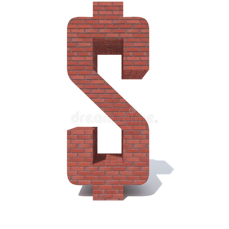 Heavy Rough Masonry Constructed Font or Type Stock Illustration ...
