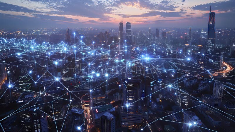 Conceptual Rendering of a Global AI Network Enabling Seamless ...