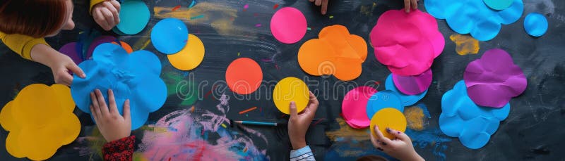 Conceptual Representation of a Brainstorming Session Colorful Thought ...
