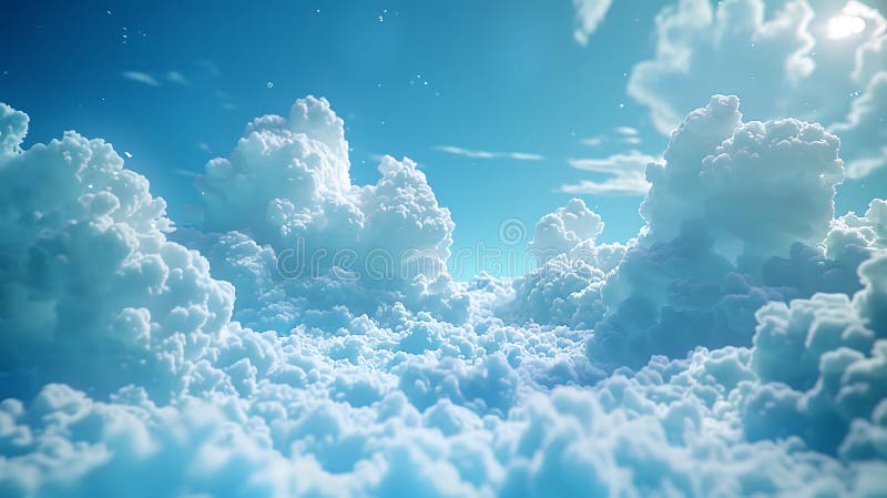 Conceptual Representation of Cloud-based Storage in a Serene Sky ...