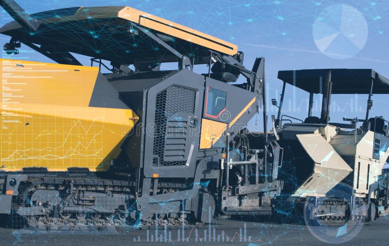 Conceptual Representation of a Driverless Automated Paver Paver ...