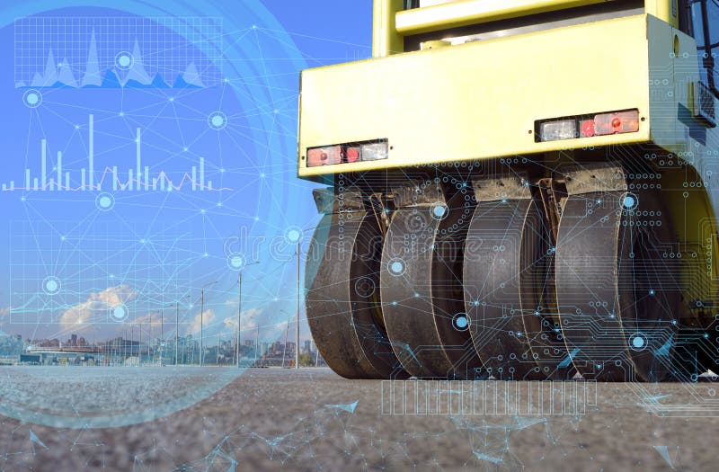 Conceptual Representation Of A Driverless Automated Road Roller ...