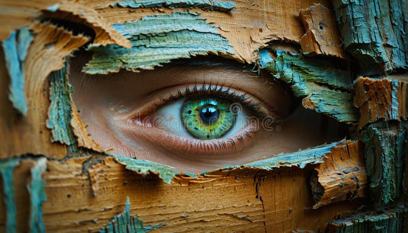 Conceptual Representation of an Eye Looking through a Small Opening ...