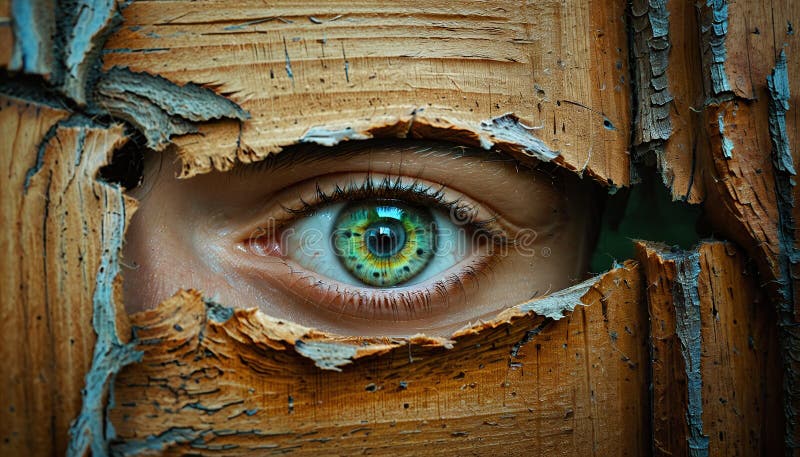 Conceptual Representation of an Eye Looking through a Small Opening ...