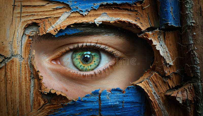 Conceptual Representation of an Eye Looking through a Small Opening ...