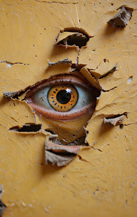 Conceptual Representation of an Eye Looking through a Small Opening ...