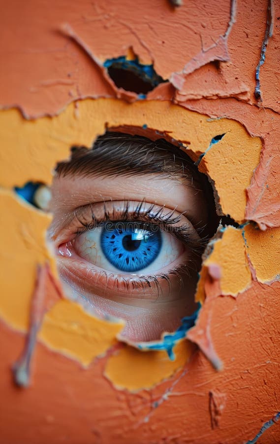 Conceptual Representation of an Eye Looking through a Small Opening ...