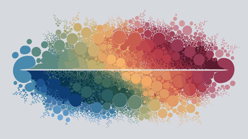 Conceptual Representation of the Flow of Life through a Vibrant Color ...