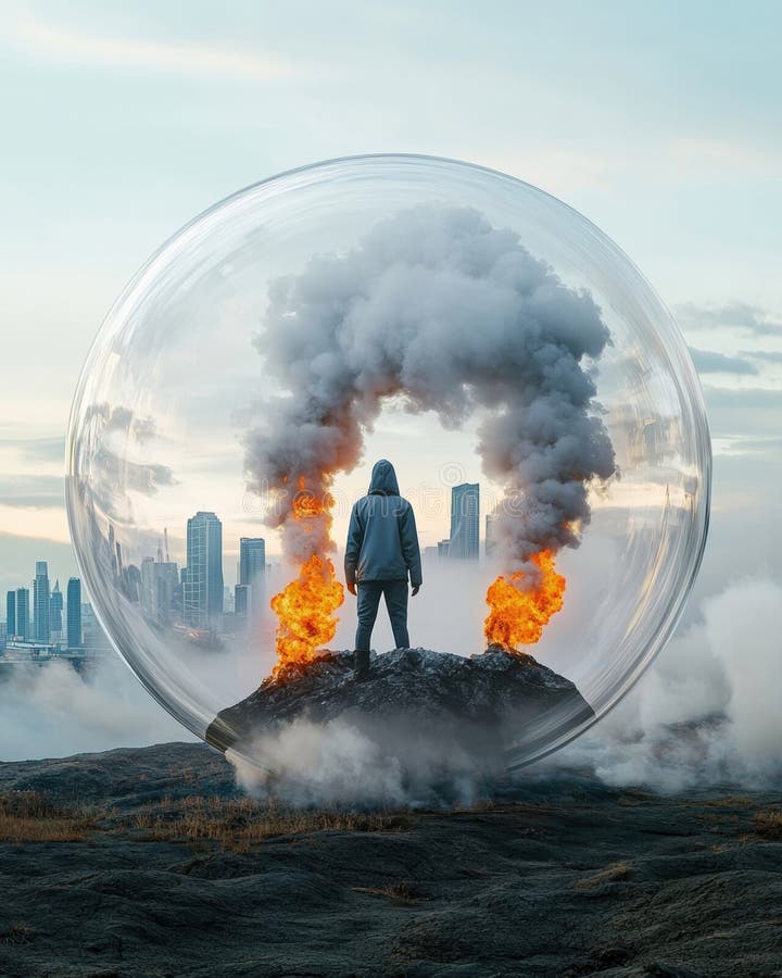 A Conceptual Representation of a Person in a Bubble of Clean Air ...