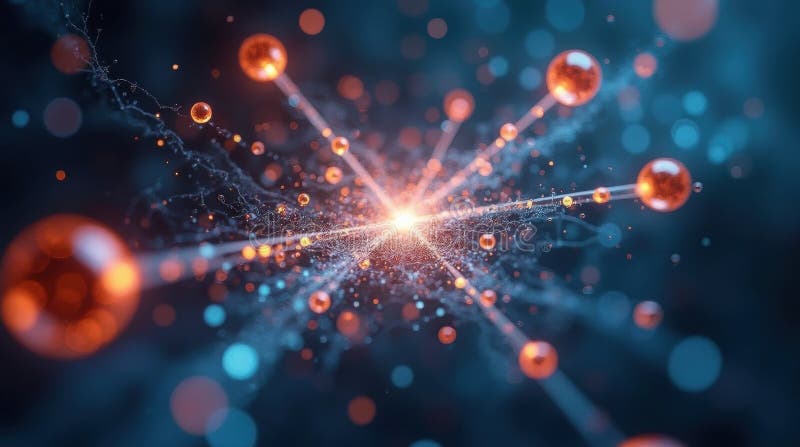 Conceptual Representation of Quantum Entanglement Phenomenon Stock ...