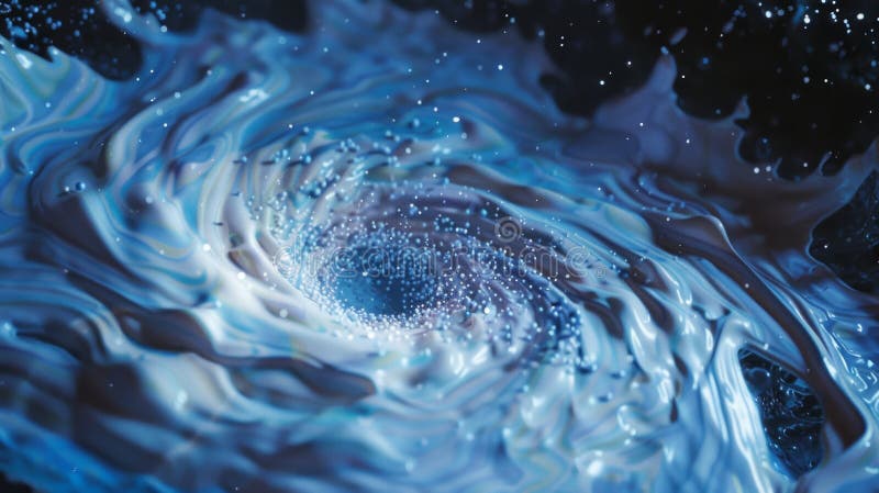 Conceptual Representation of Spinning Milk Droplets Forming a Galaxy ...