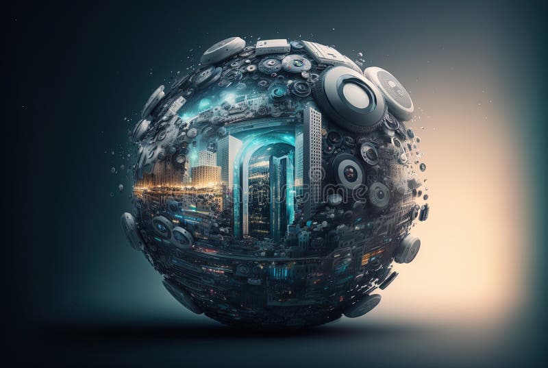 Conceptual Scene of Artificial Intelligence, Technology and Engineering ...